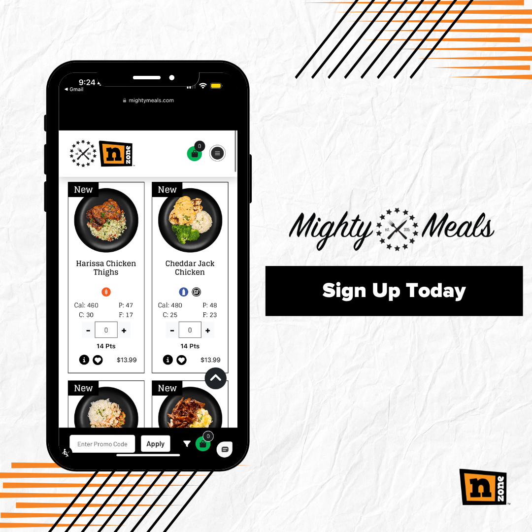 Mighty Meals | The nZone - Healthy Meal Options in Chantilly, VA